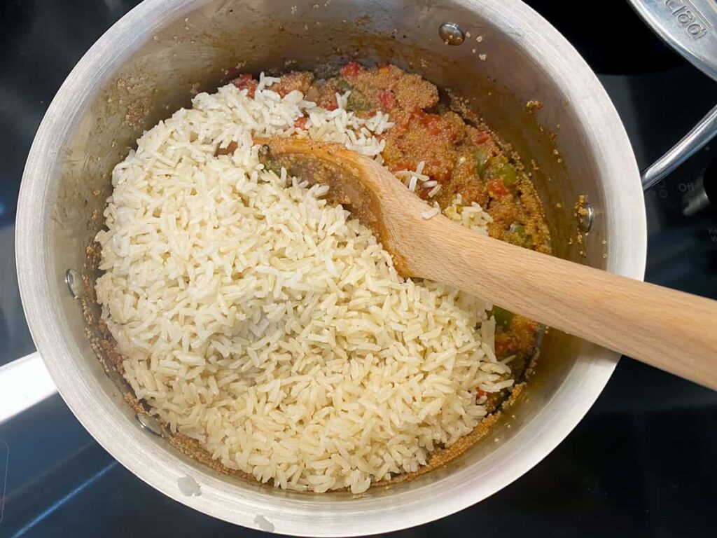 Mexican rice with amaranth - Common Grains